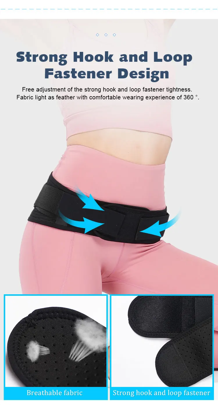 Custom Logo Adjustable Sciatica Pelvis Lumbar Pain Relief Belt Lower ...