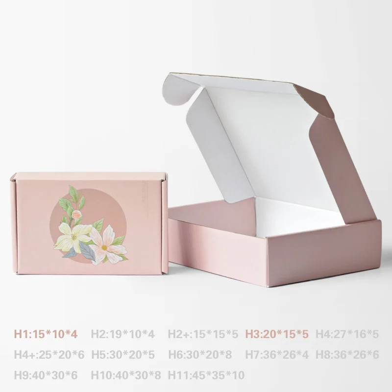 Customized Color Printing Paper Shipping Box Mailer Box Colorful ...