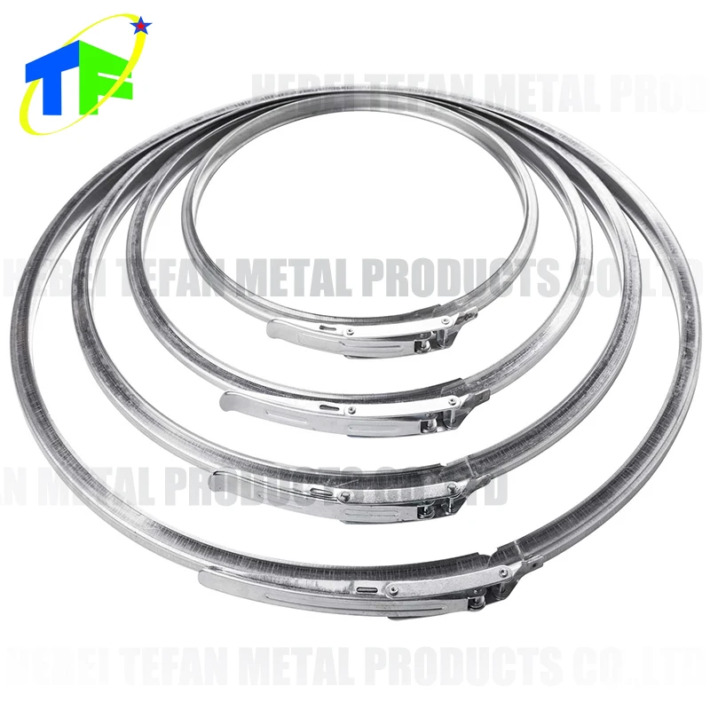 Custom OEM Stainless Steel 304 3" to 24" Barrel Drum Locking Clamps ...