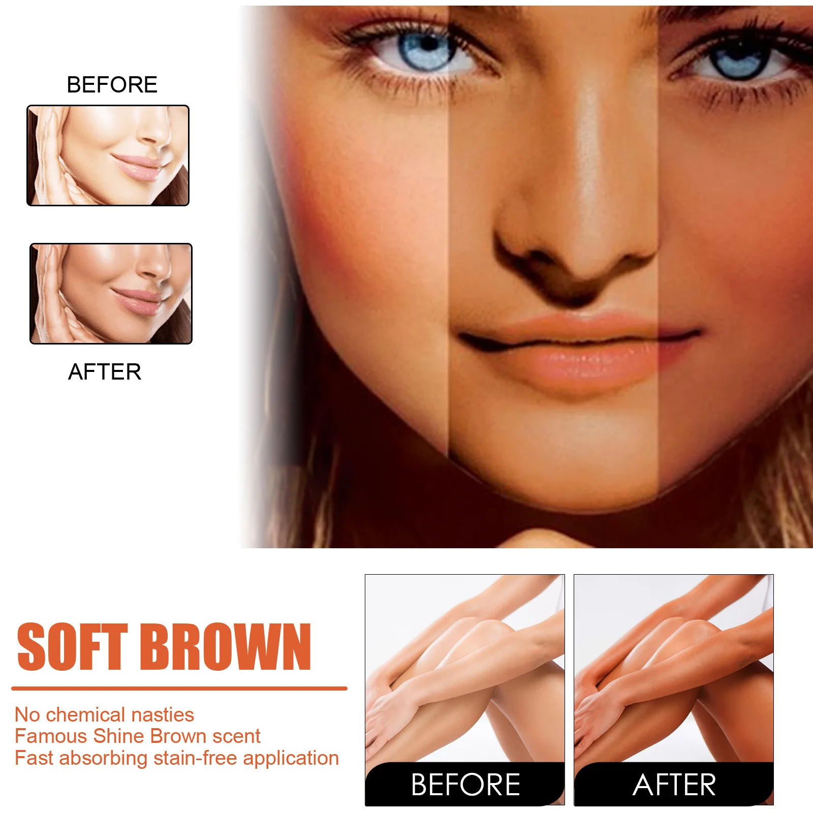 Summer Beach Bronzer Black Spot Remover Tan Cream Milk Skin Lightening ...