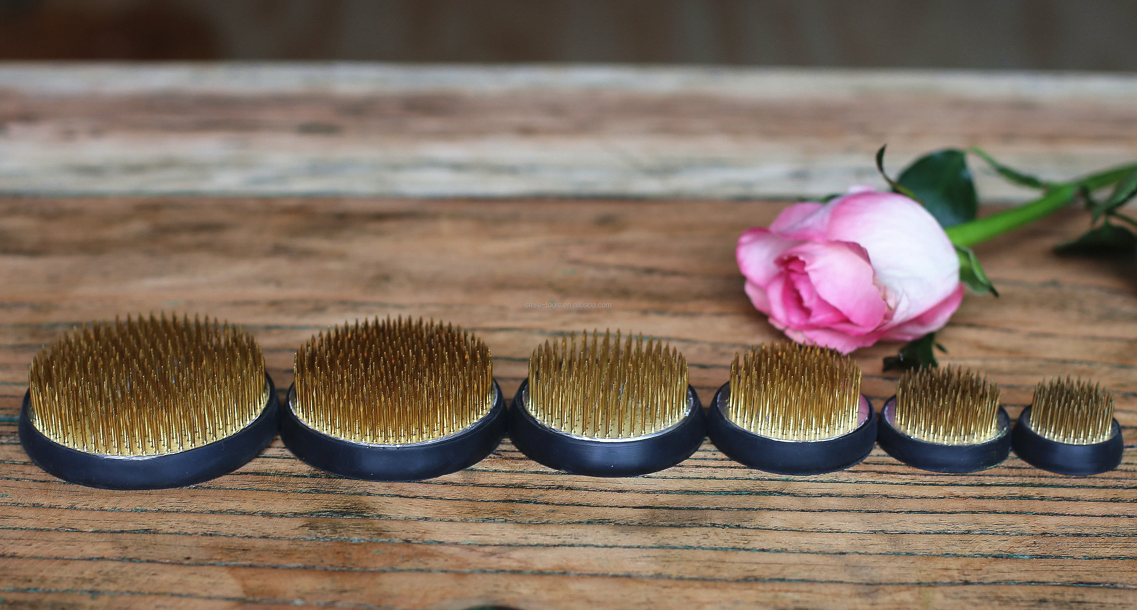 35mm Copper Ikebana Kenzan Fakirer Blommor Flower Frogs Flower Pin ...