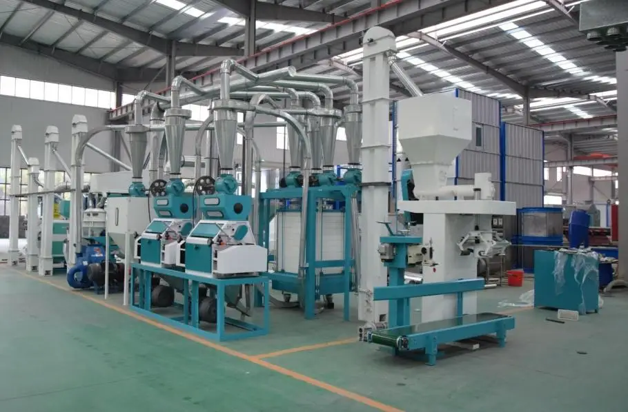 50 Ton Semolina Automatic Wheat Flour Milling Machine Chakki Aata Whole ...