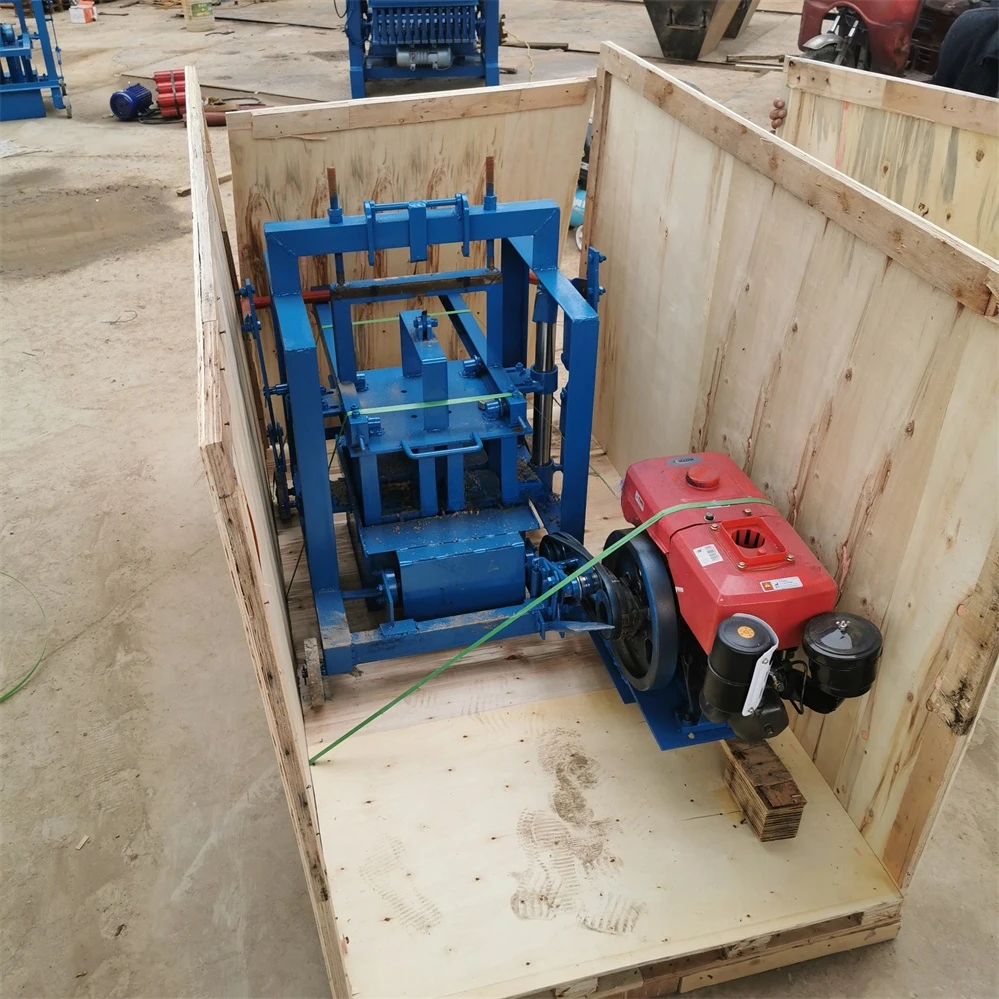 Cheap Price Km4-45 Diesel Engine Powered Concrete Block Baking-free ...
