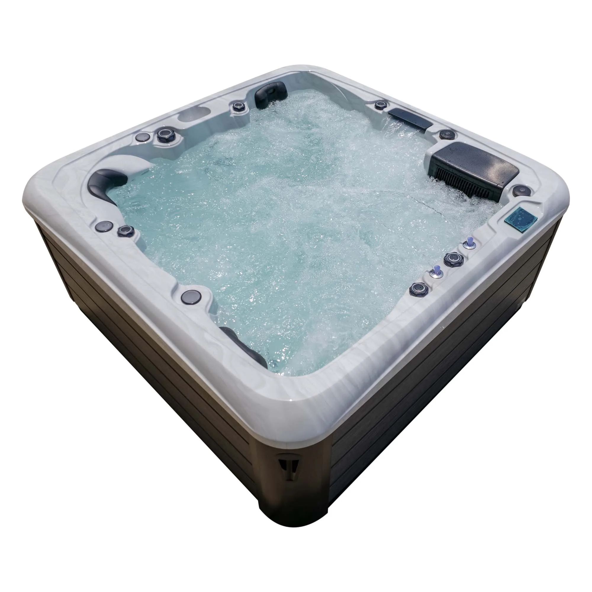 5 person Modern Outdoor Smart Control Panel 3 Degree massage Bath Spa ...