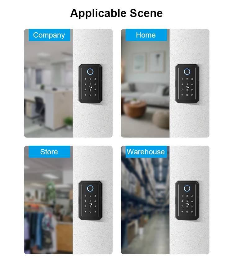 Outdoor Wall Mount Smart Key Safe Box - Secure & Convenient