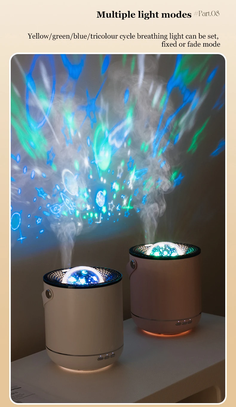 Baby Projector Humidifiers Cute Personal Space Rechargeable Usb ...