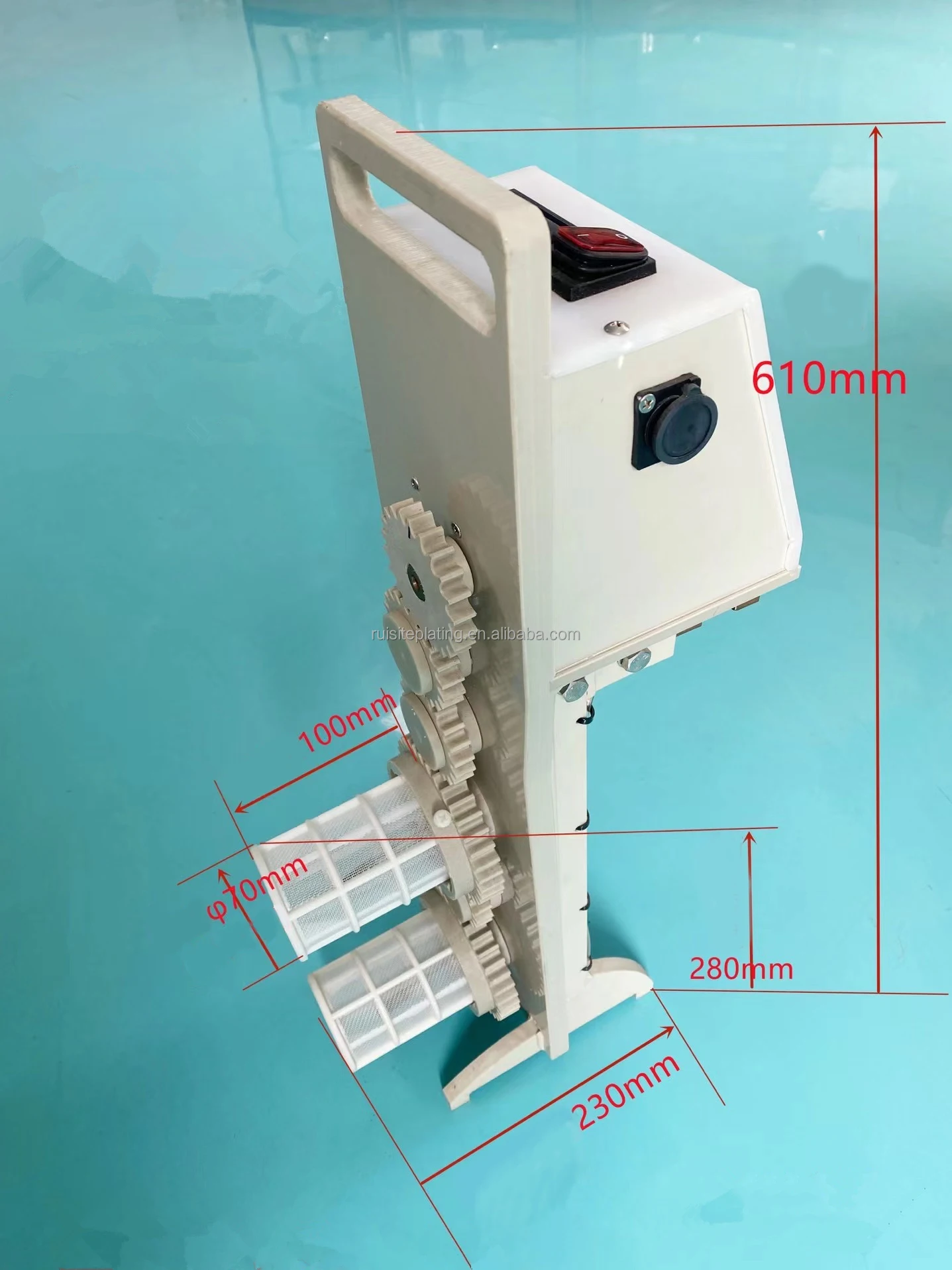 Automatic Mini Electro Barrel Plating Machine Portable Rechargeable ...