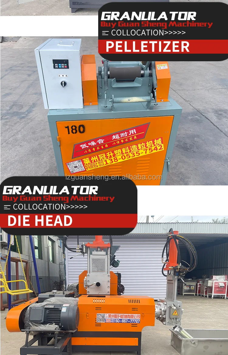 Plastic Granule Raw Material Machine Extruder Machine Plastic Recycling ...