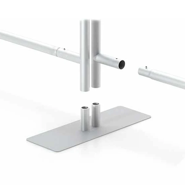 Ez Tube Display Joint Aluminum Foot - Buy Ez Tube For Adveitising ...