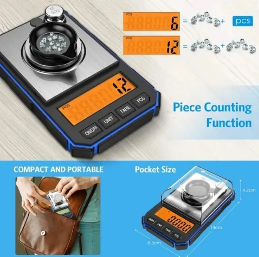 Alibaba.com: Digital pocket scale with 0.001g accuracy for diamond ...