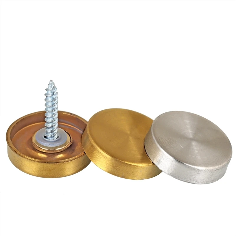 Stainless Steel Decorative Screw Cap Cover Nails Fixing Mirror Mounting ...