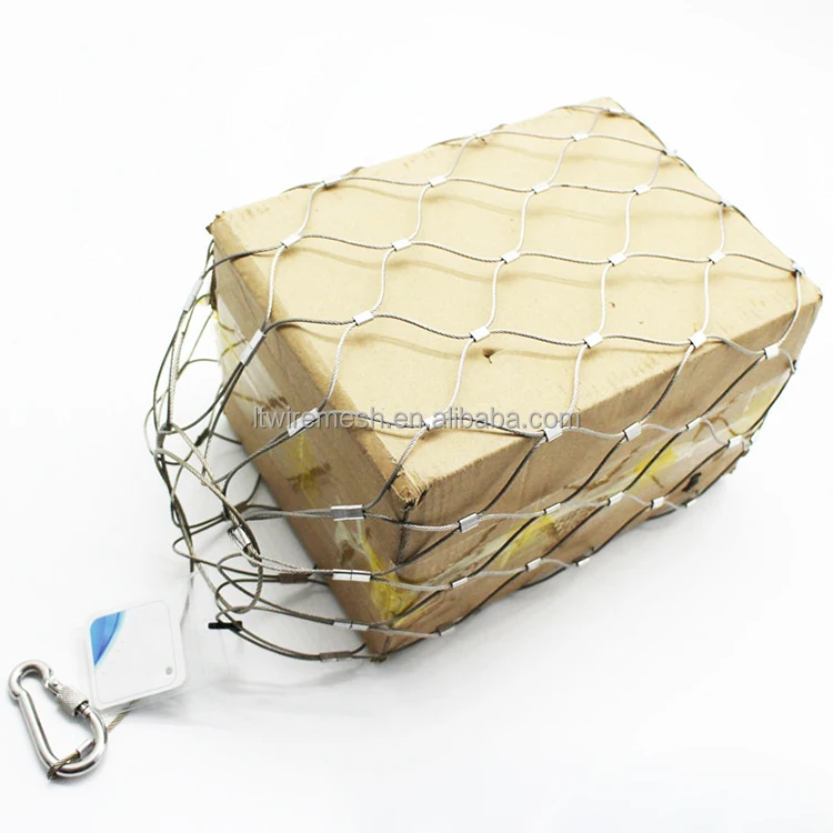 Stainless Steel Wire Rope Mesh Net Bridge Railing Mesh Plant Climbing ...