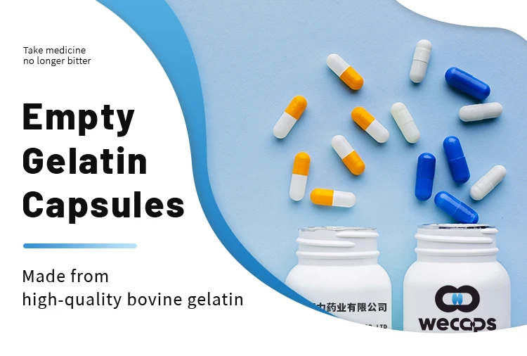 Wecaps Empty Pill Capsules - Custom Printed Gelatin Capsules