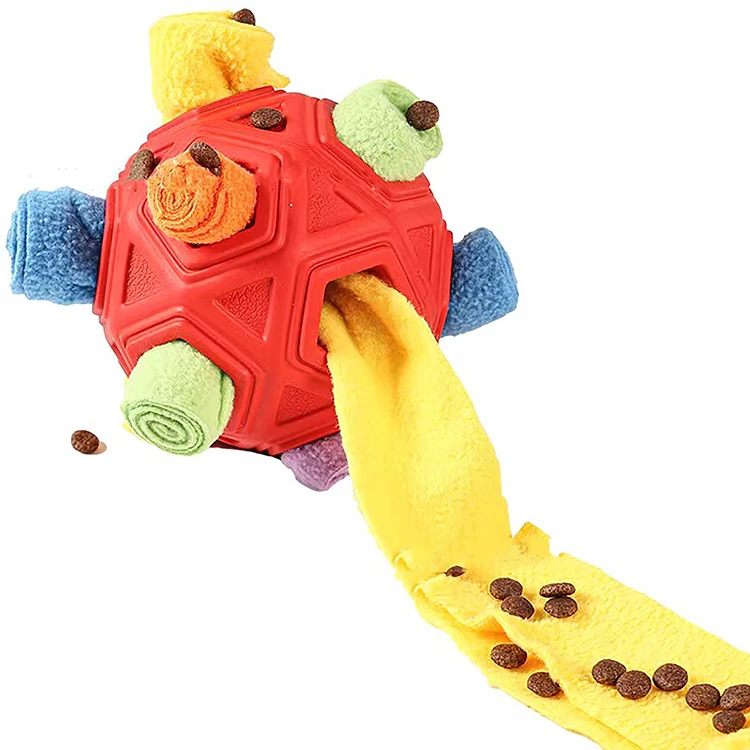 Puppy Sniff Ball Dog Hidden Food Toys Pet Bite Resistant Interactive ...
