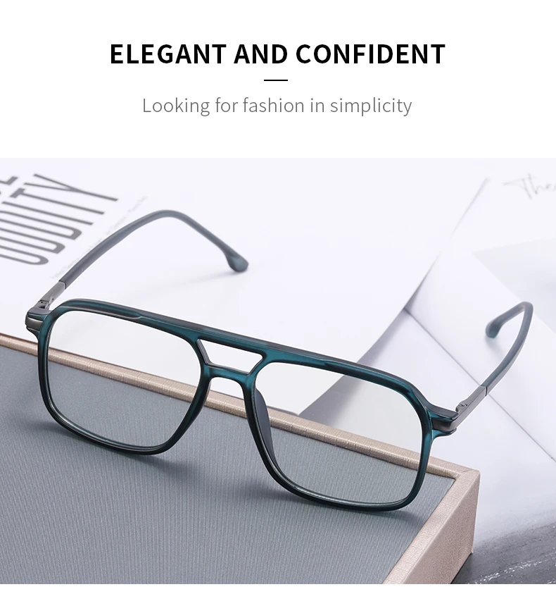 Men's Retro TR90 Optical Spectacle Eye Glasses TR90 Spring Hinge Anti ...