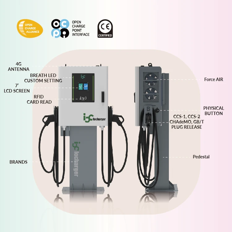Commercial Use Electric Vehicle Charging Nayax Pos Credit Card Terminal 30kw 30 Kw Ccs Chademo ...
