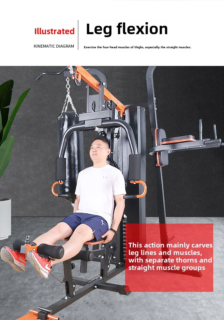 Wholesale Machine Multi Function Fitness Equipment Three Person Station ...