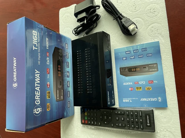 Forever Server Satellite Receiver 4k Fiber Optical Transceiver FTA