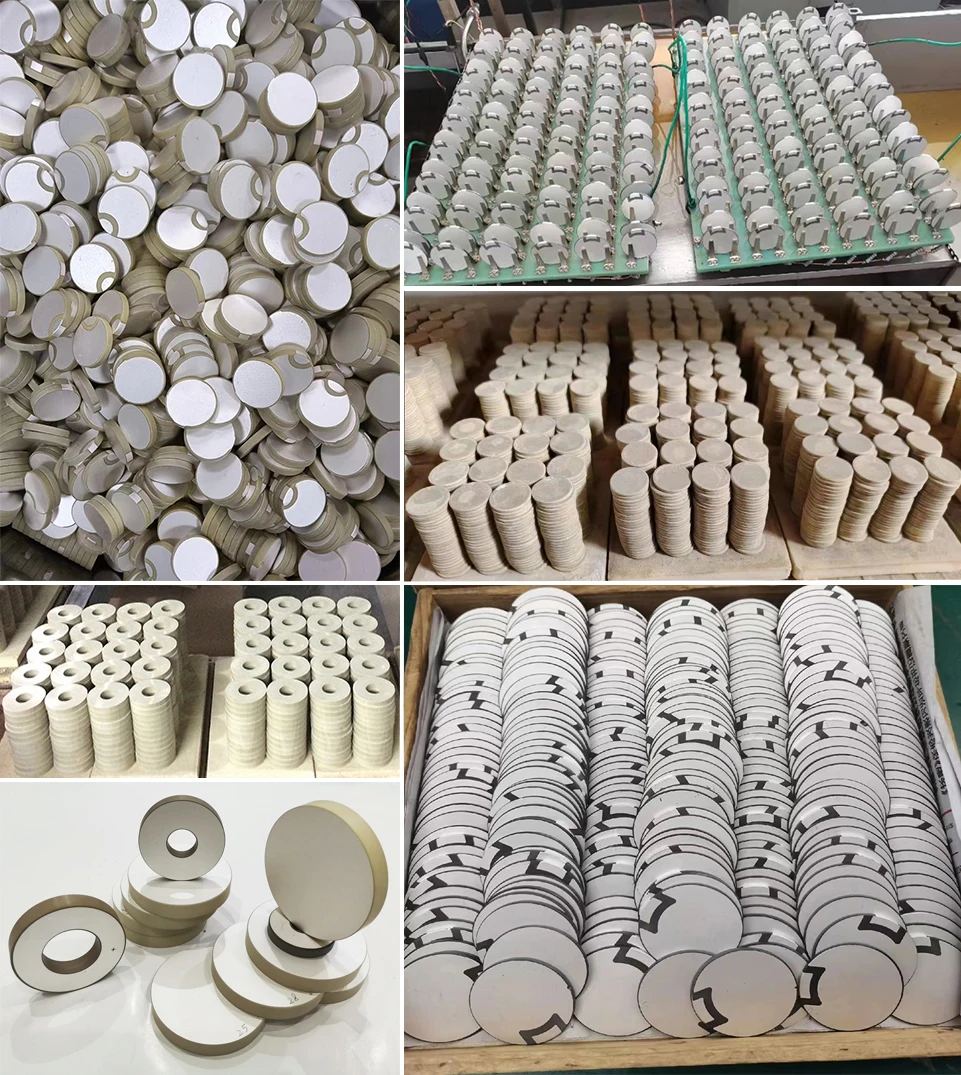 Ultrasonic Piezoelectric Disc Sensor Material PZT4/PZT5