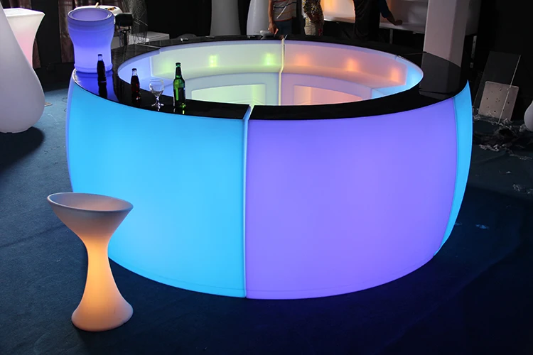 Led Bar Counter Home Bar Furniture Illuminated Portable Bar Counter ...