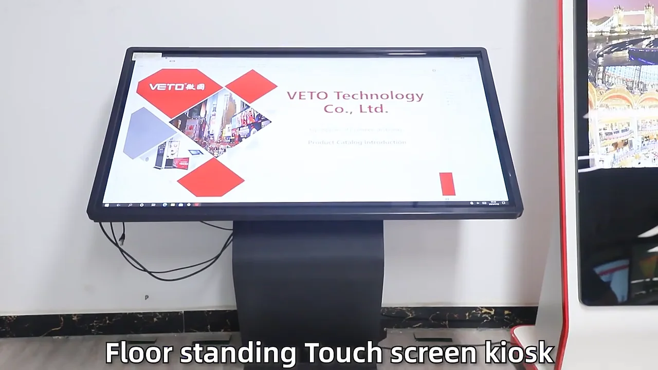 All In One Multimedia Digital Kiosk Built In Hd Lcd Display Information ...