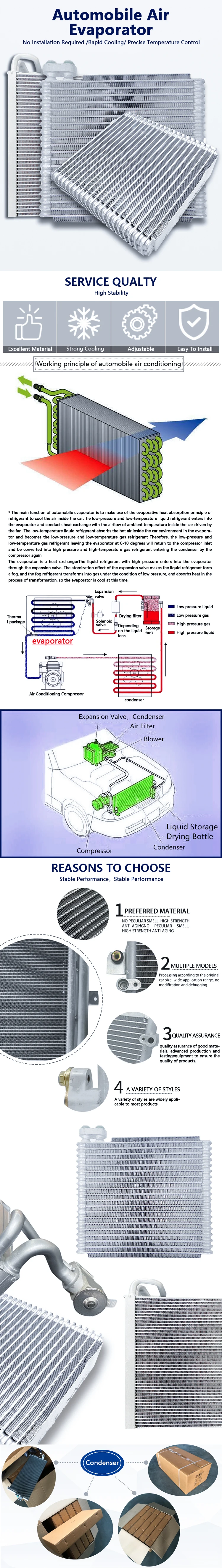 AC Evaporator for TOYOTA HILUX CAMRY 2007-2014 EV 9409247PFC 885010K390 ...