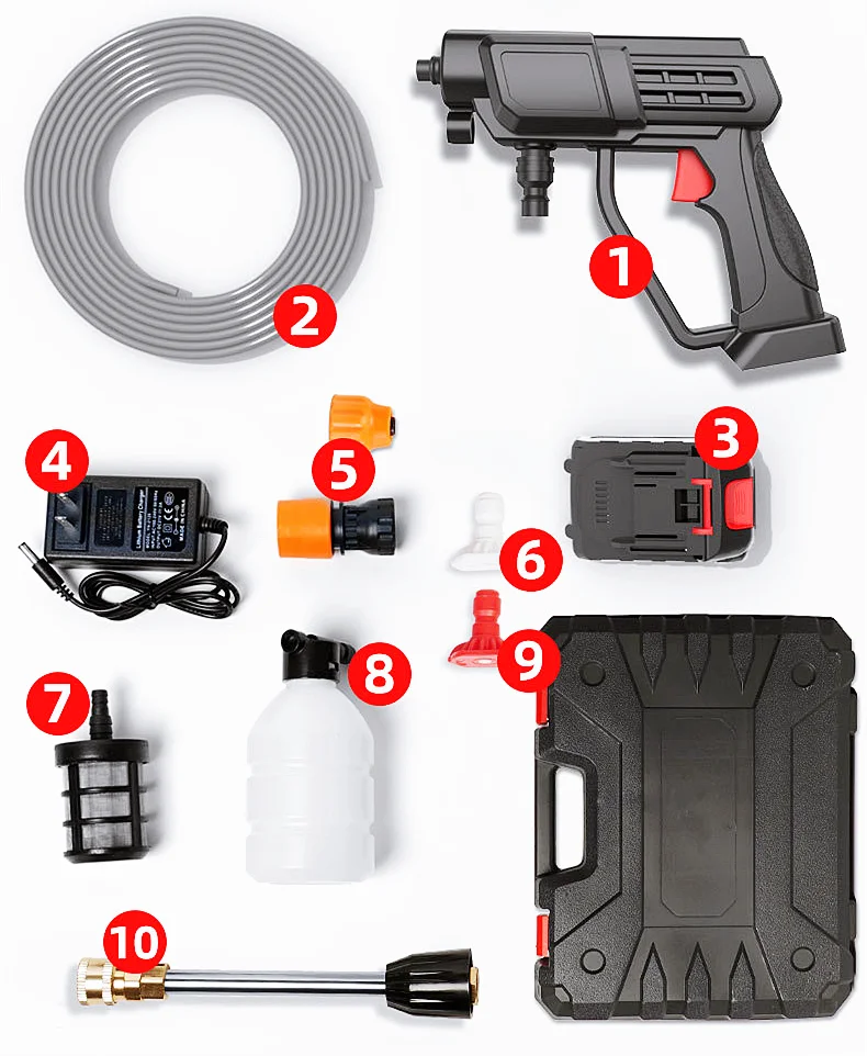 Factory Car Wash Machines Automatic Sprayer High Pressure Cordless Car ...