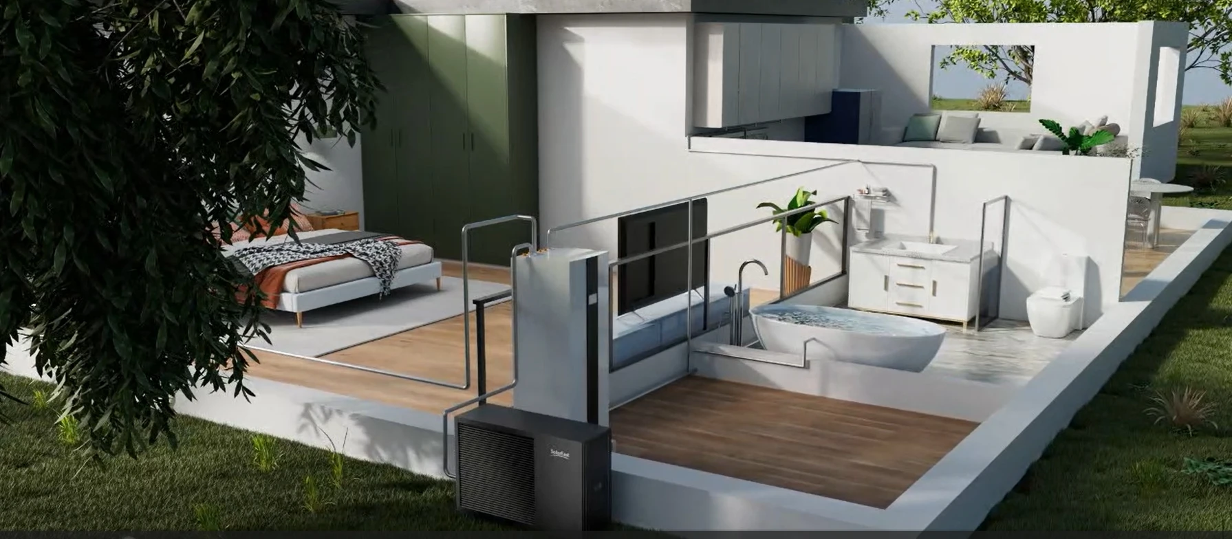 R290 R32 Air Source Hydraulic Module Heat Pump for Heating and Cooling ...