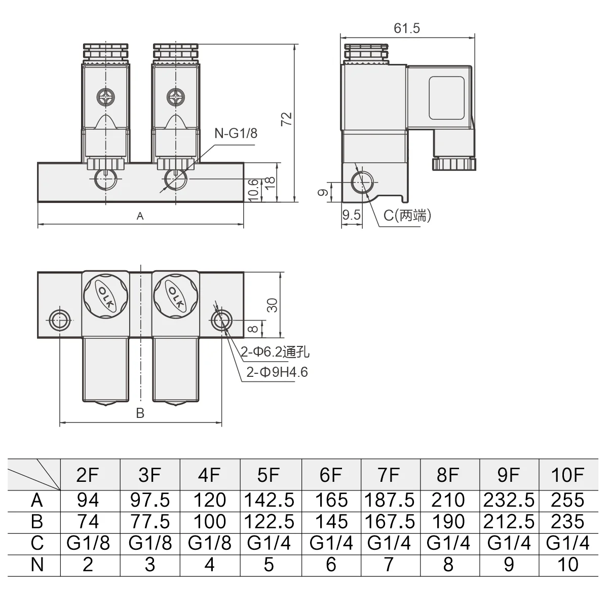 2V025 Series Direct Acting Solenoid Valve Multiple Voltage Options,like ...