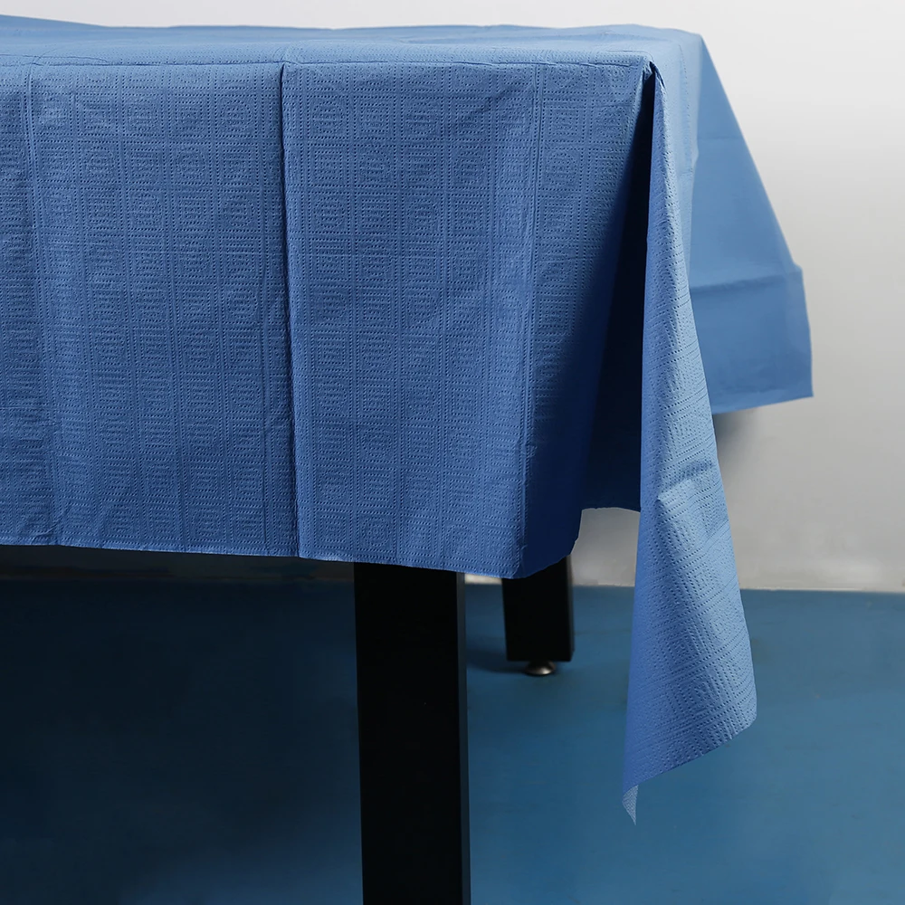 Biodegradable Table Cover Blue Tissue Paper Table Cloth Water Proof Eco ...