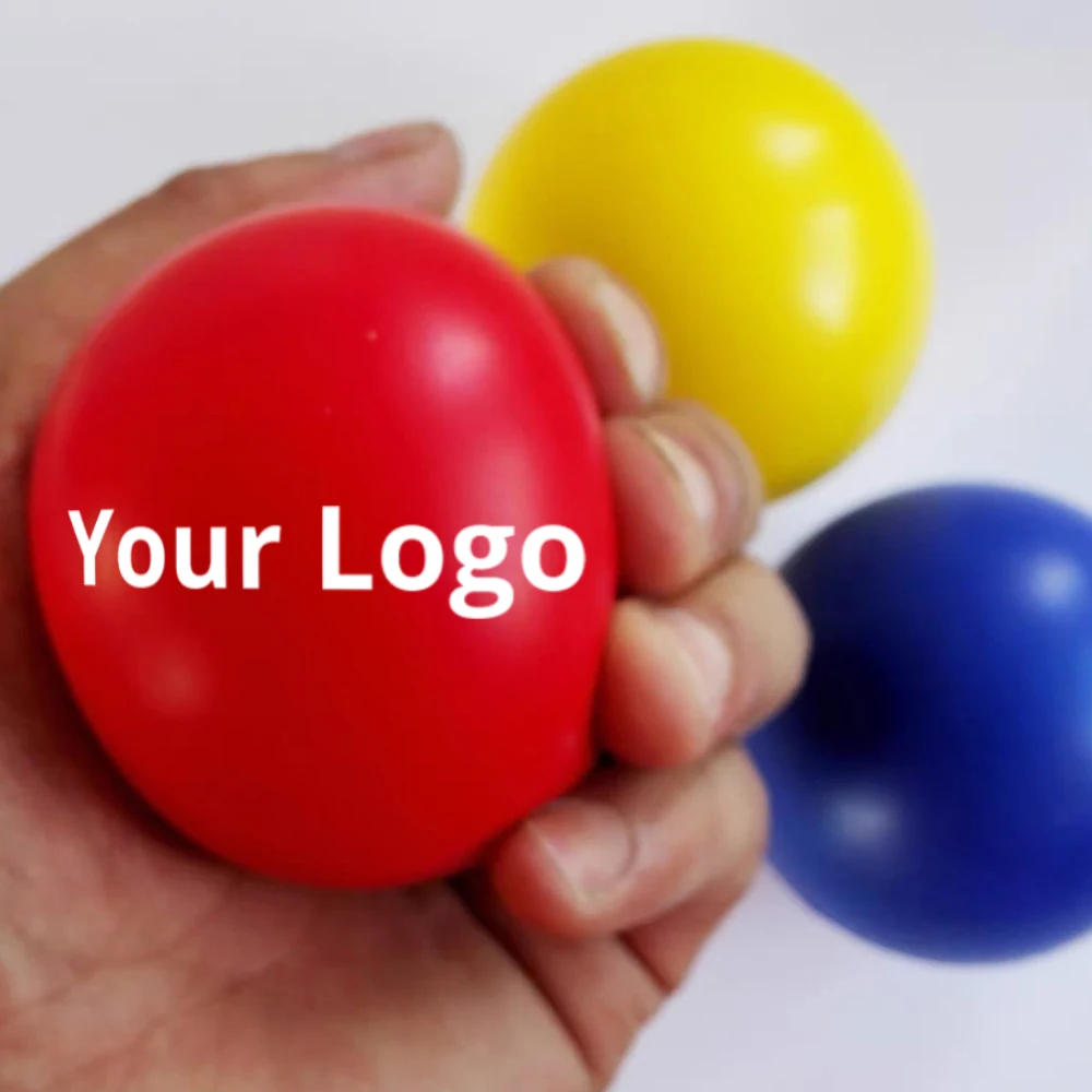 Durable Round Stress Ball with Custom Logo - ABS Material
