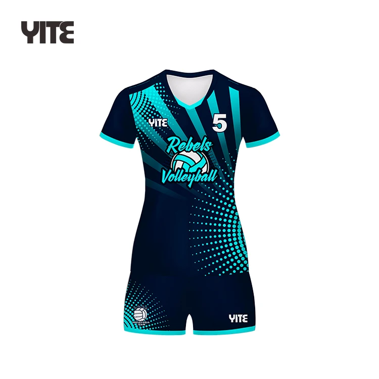 Custom Volleyball Jersey Men - Quick Dry, Slim Fit Set