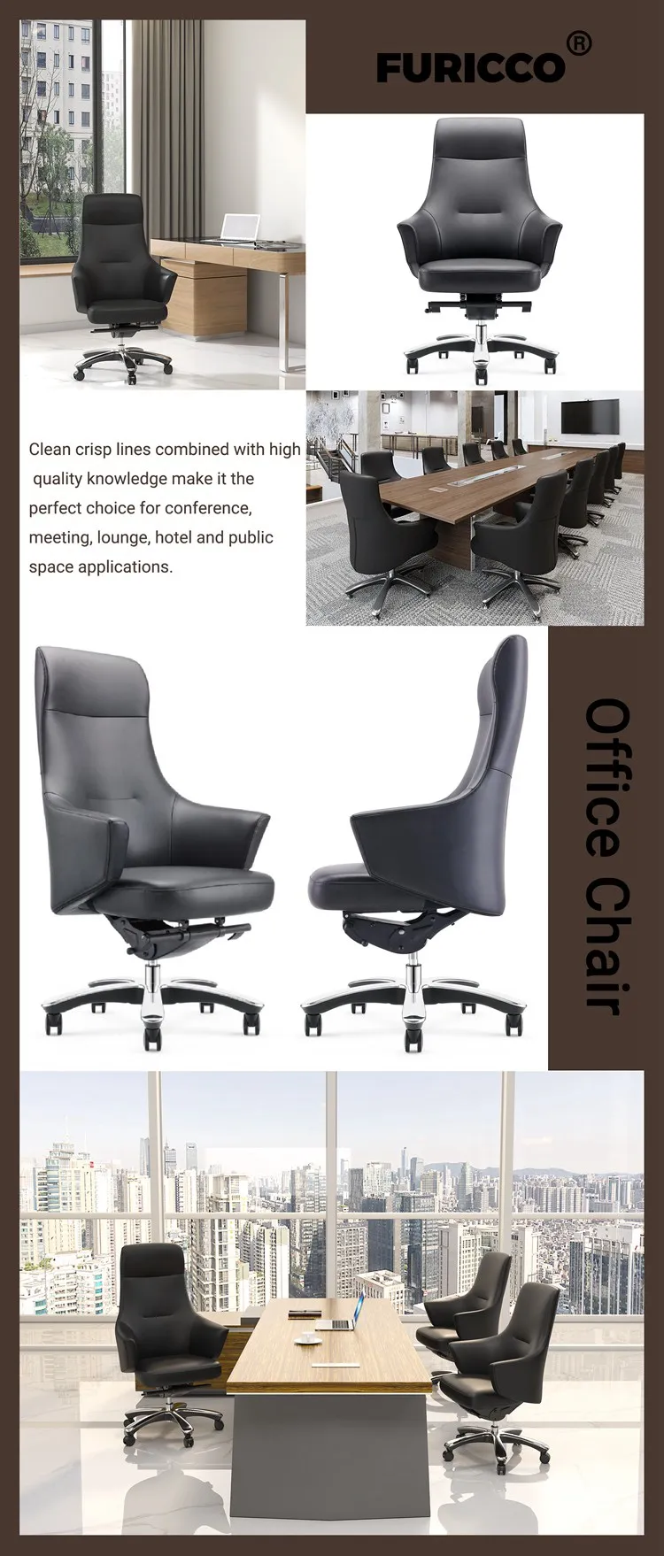 FURICCO Office Leather Chairs - Modern Luxury & Comfort