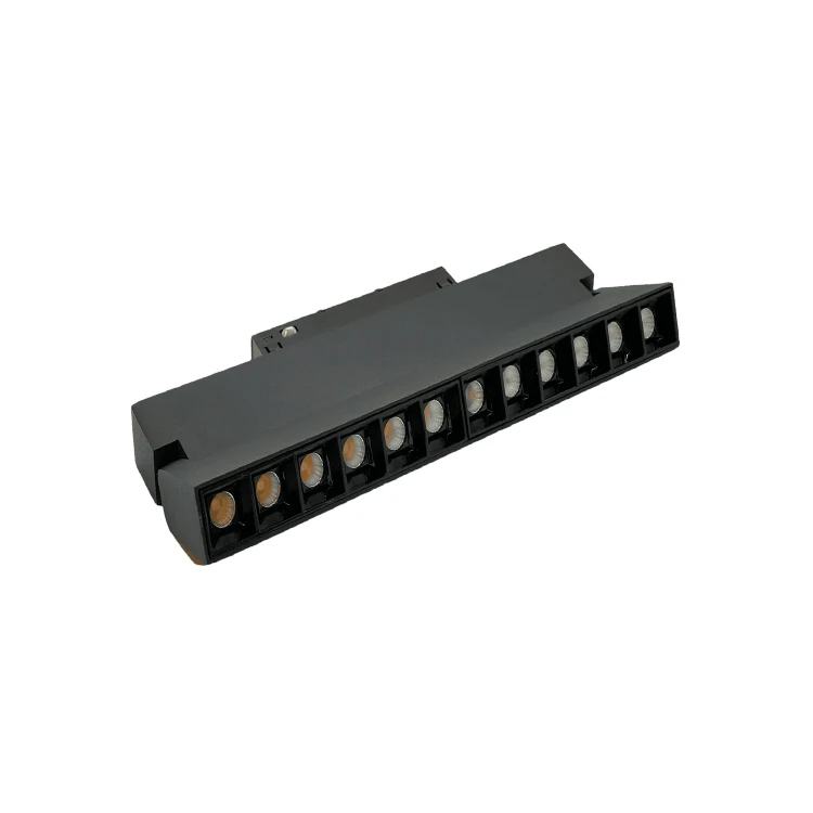 48V Commercial 1m 1.5m 2m Rails System Led Track Lights 6W 12W Foldable ...