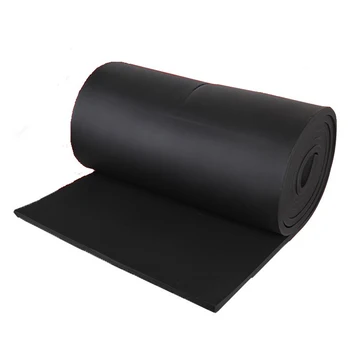 Rubber Plastic Board Sponge Board B1 Grade Black Insulation Board Roof ...