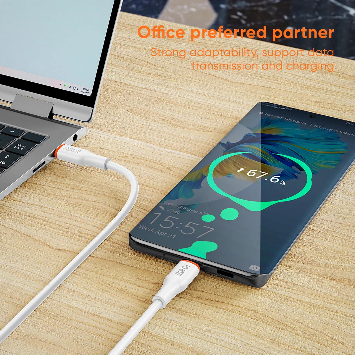 VIDVIE USB-C Cables - Fast Charging and Reliable Data Transfer