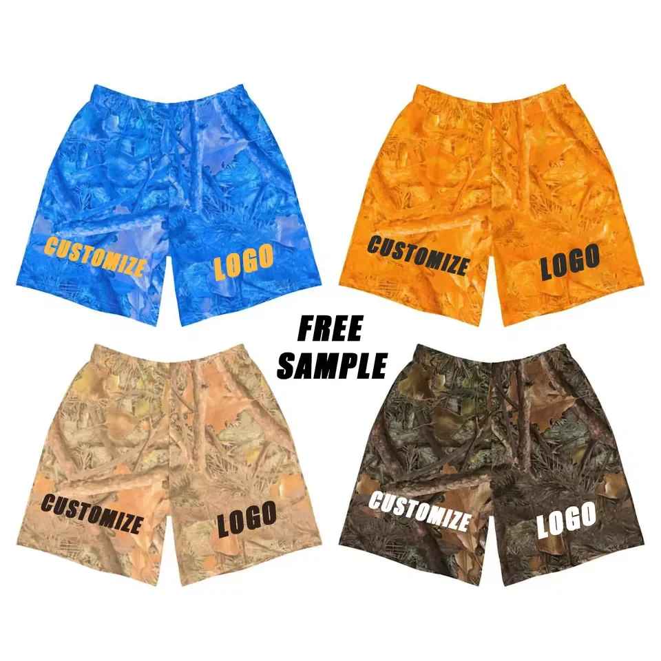 Hot Sale OEM Summer Blank Custom Logo Basketball Shorts Polyester Gym ...