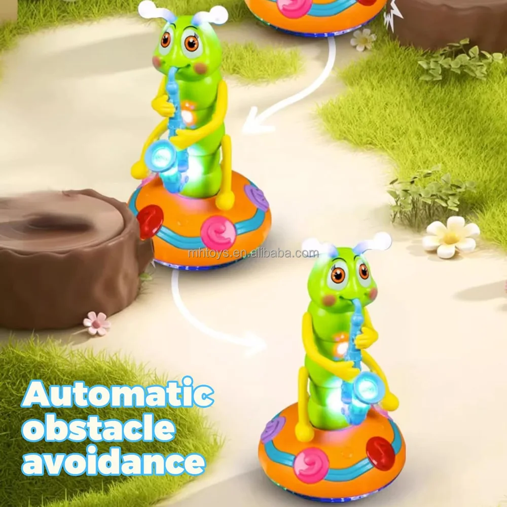 Electric Universal Walking Dancing Twisted Caterpillar Toy Automatic ...
