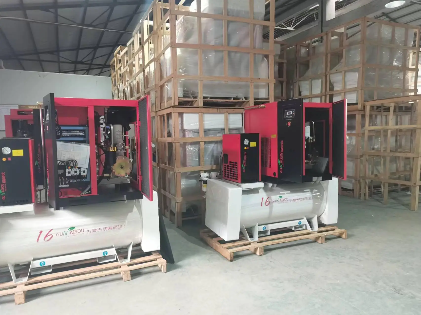 Gunaiyou TG-15CTAS-16-500 and TG-20CTAS-16-500 Compressors