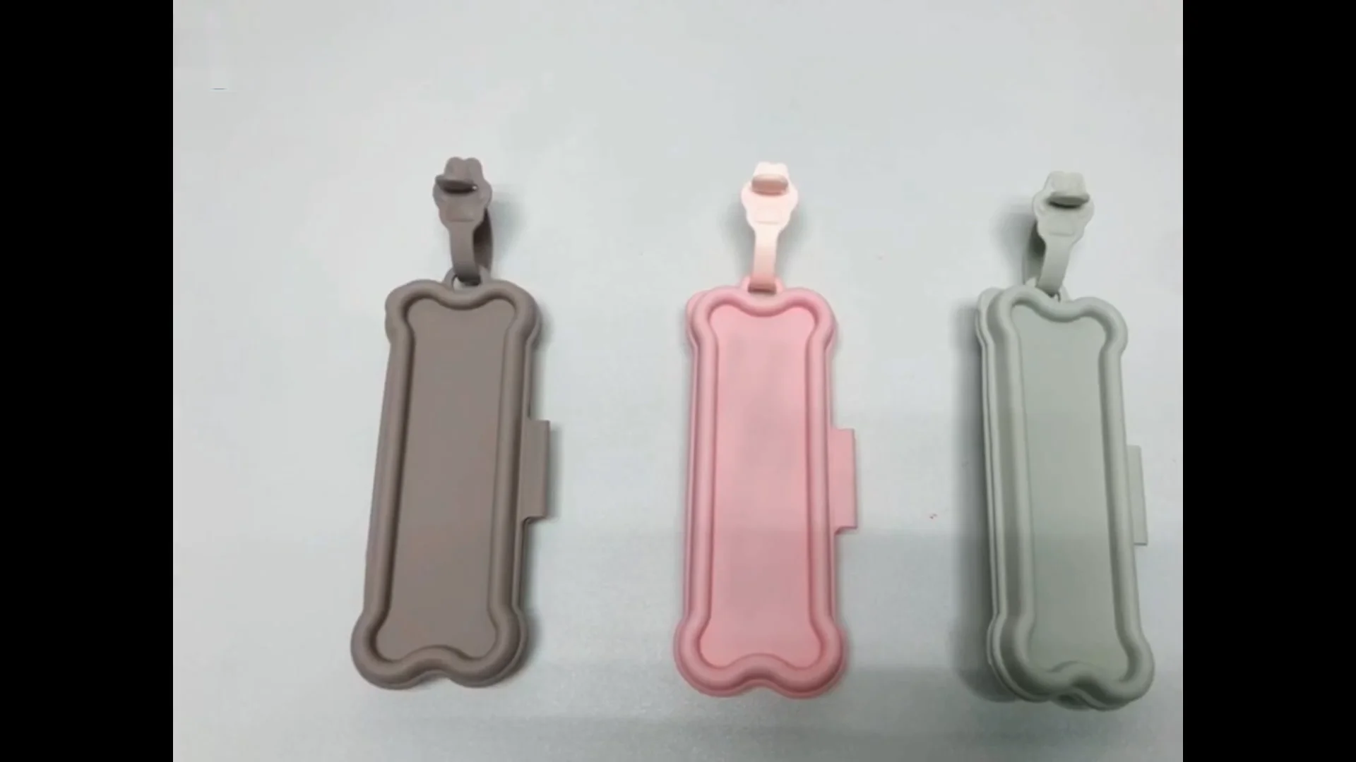 Wholesale Custom Bone Shaped Dog Bowl Foldable Pet Food Container Dog ...