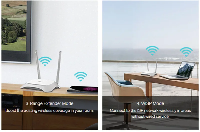 Cheap Price RJ45 Ethernet Ports TL-WR841N Wireless Wifi Router English ...