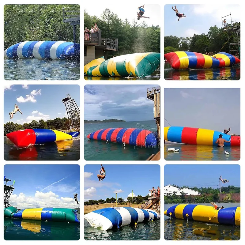Aqua Toy Lake Floating Inflatable Water Catapult - Fun & Safety