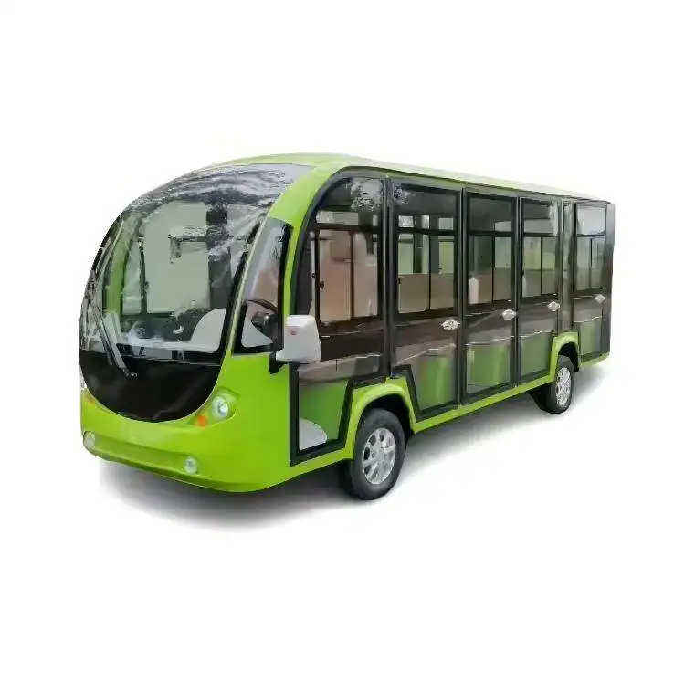 2024 New Design 14 Seater Electric Sightseeing Bus Lithium Battery ...