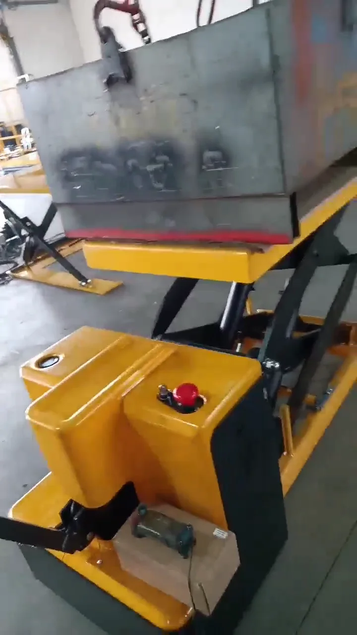 2ton Full Electric Lift Table Electric Walking Electric Lifting ...