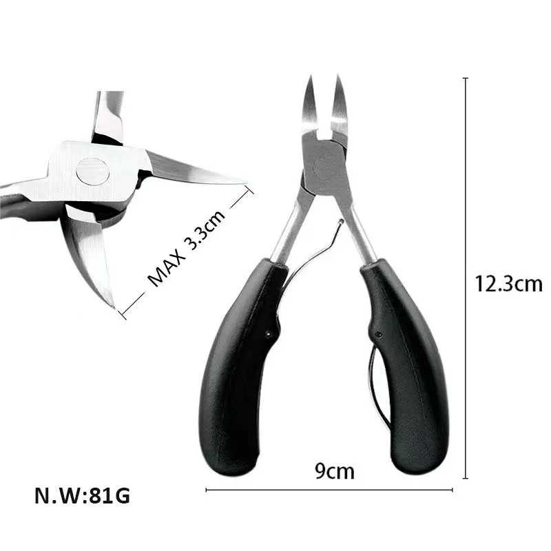 Pedicure Tool - Sharp Curved Blade Nail Trimmer for Ingrown Toenails