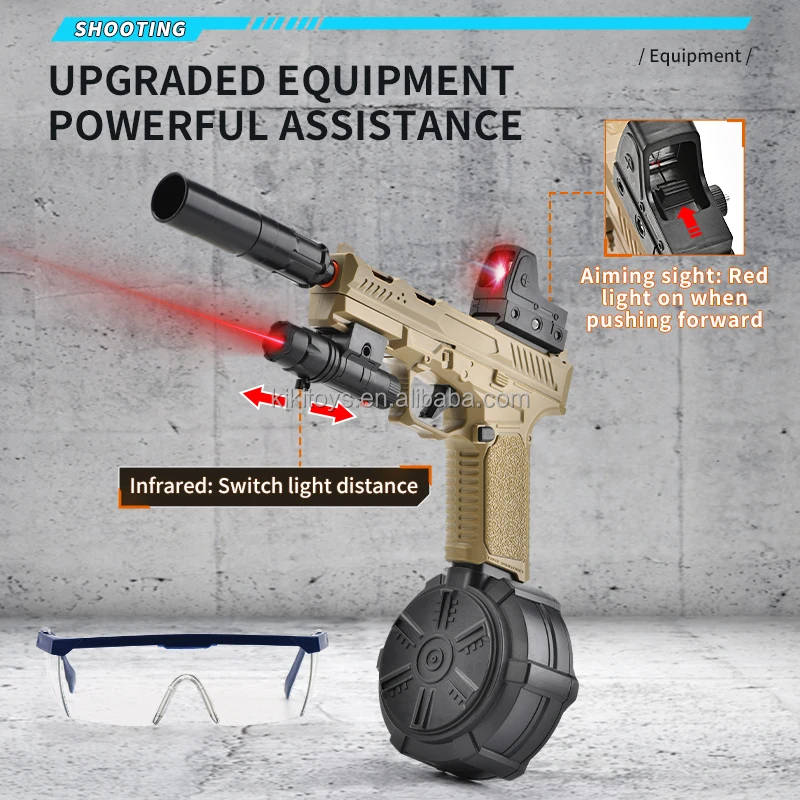 32 Cm Electric Gel Ball Blaster Electric Gel Ball Blaster,Clock G17 ...