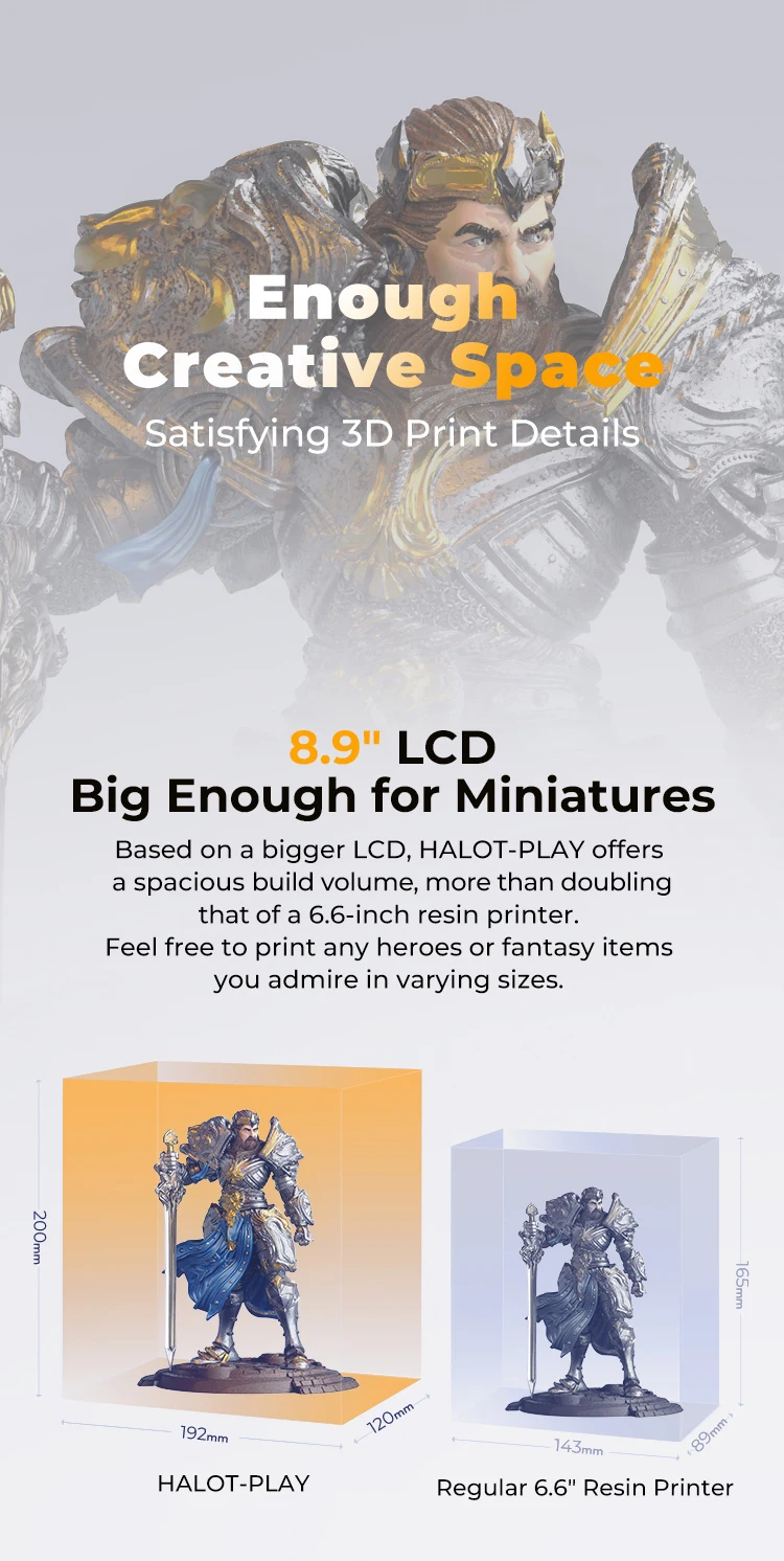 Creality Halot Play 3d 4k Printing Machine Creality Lcd Uv Dental Resin ...