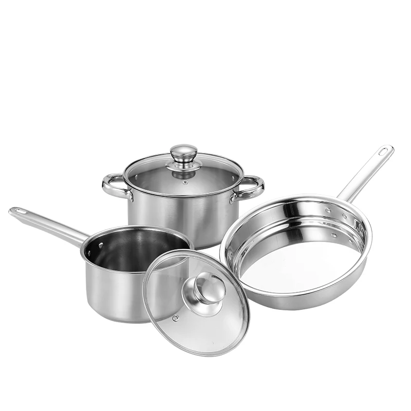 Wholesale Stainless Steel Non Stick Pots Sets Cookware