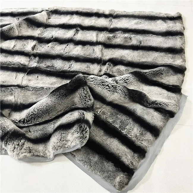 Grey Chinchilla Color Fur Pelt Rabbit Fur Lining - Buy Grey Chinchilla ...