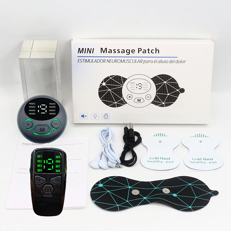 Foot Massager Electrodes Neck Back Pain Relief Device Ems Muscle ...